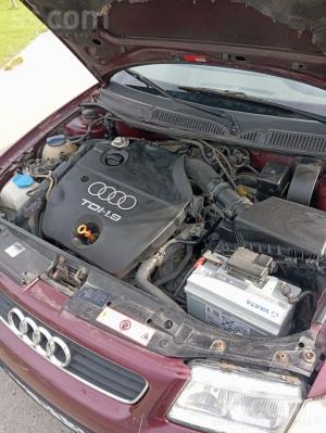 Red Audi A3 1996 in Riga, with an engine capacity of 1.90 L and mileage of 450 thousand km for 600 €, photo 6 on AUTOMOTO.COM.LV