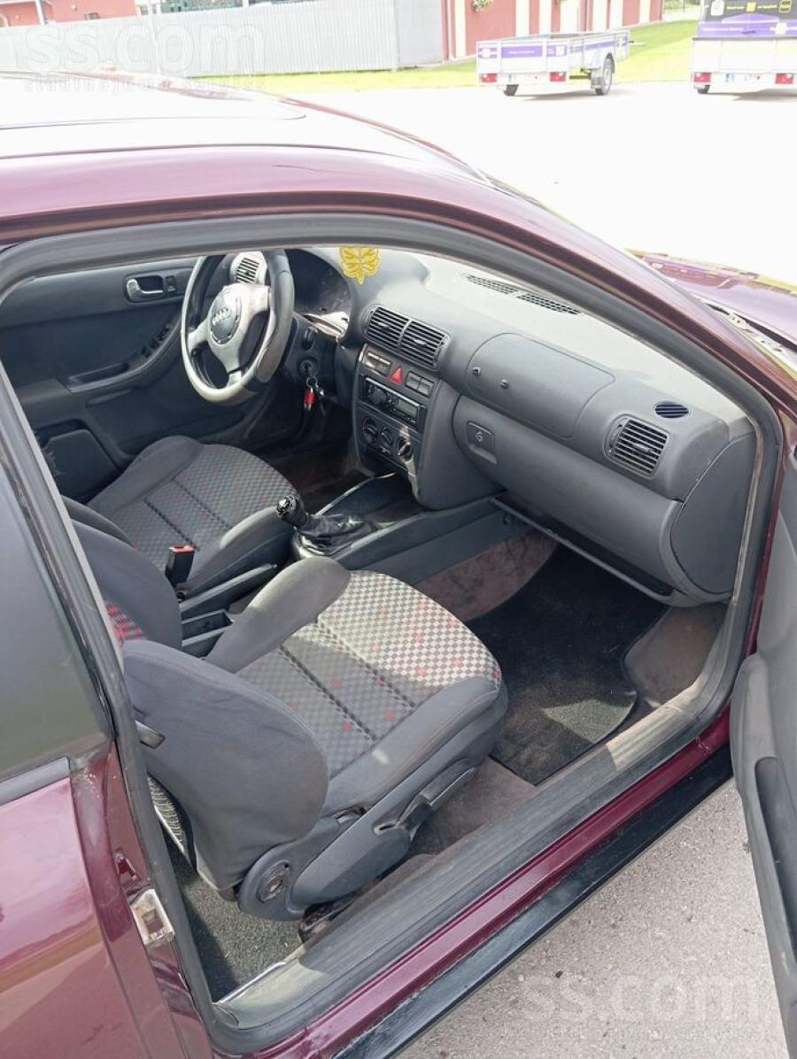 Red Audi A3 1996 in Riga, with an engine capacity of 1.90 L and mileage of 450 thousand km for 600 €, photo 8 on AUTOMOTO.COM.LV