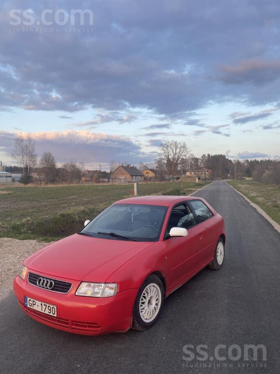 Sarkans Audi A3 1997 Jelgava, ar dzinēja tilpumu 1.80 L un nobraukumu 383 tūkst. km par 500 €, foto 1 vietnē AUTOMOTO.COM.LV