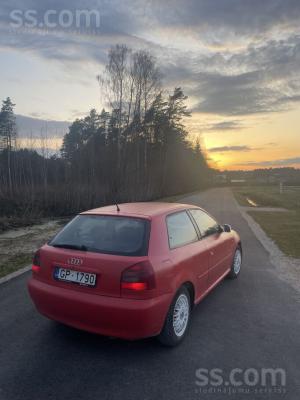 Sarkans Audi A3 1997 Jelgava, ar dzinēja tilpumu 1.80 L un nobraukumu 383 tūkst. km par 500 €, foto 3 vietnē AUTOMOTO.COM.LV
