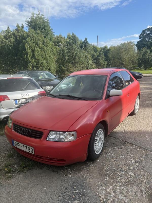 Sarkans Audi A3 1997 Madona, ar dzinēja tilpumu 1.80 L un nobraukumu 383 tūkst. km par 500 €, foto 1 vietnē AUTOMOTO.COM.LV