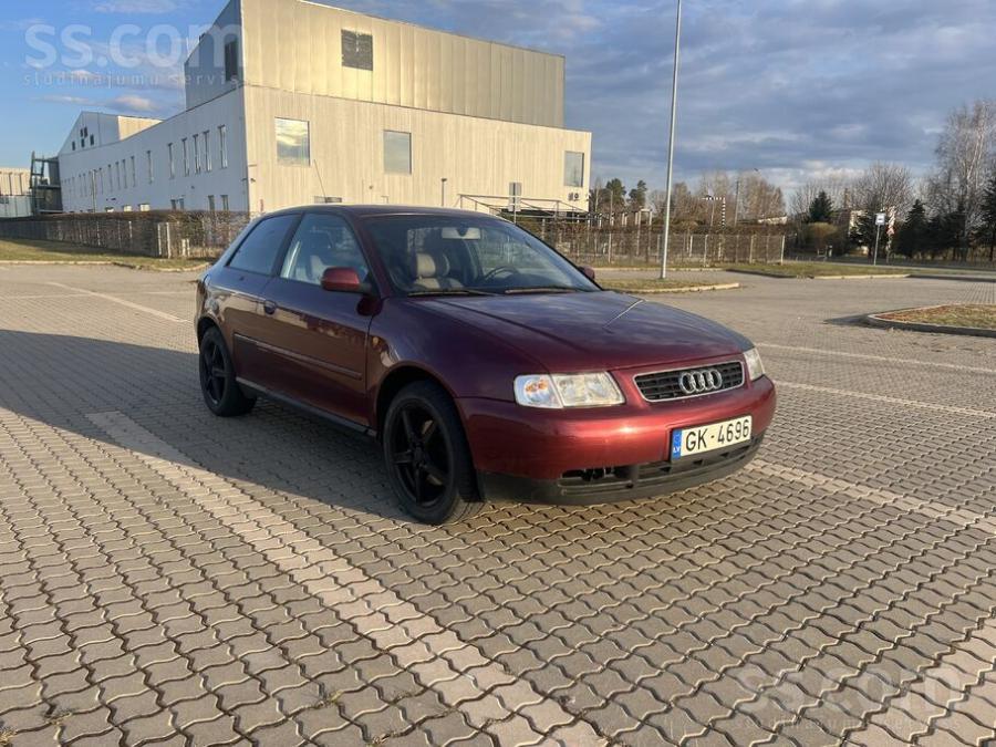 Sarkans Audi A3 1998 Rīga, ar dzinēja tilpumu 1.80 L un nobraukumu 238 tūkst. km par 1390 €, foto 1 vietnē AUTOMOTO.COM.LV