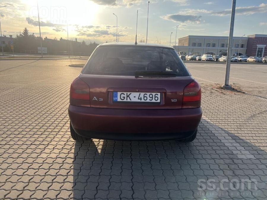 Sarkans Audi A3 1998 Rīga, ar dzinēja tilpumu 1.80 L un nobraukumu 238 tūkst. km par 1390 €, foto 5 vietnē AUTOMOTO.COM.LV