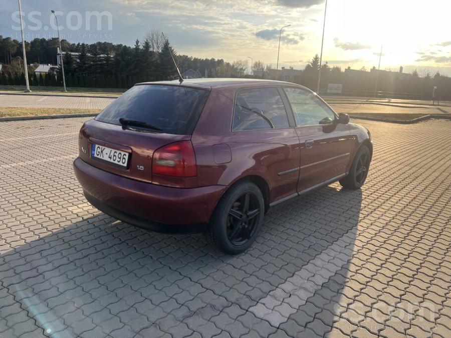 Sarkans Audi A3 1998 Rīga, ar dzinēja tilpumu 1.80 L un nobraukumu 238 tūkst. km par 1390 €, foto 6 vietnē AUTOMOTO.COM.LV
