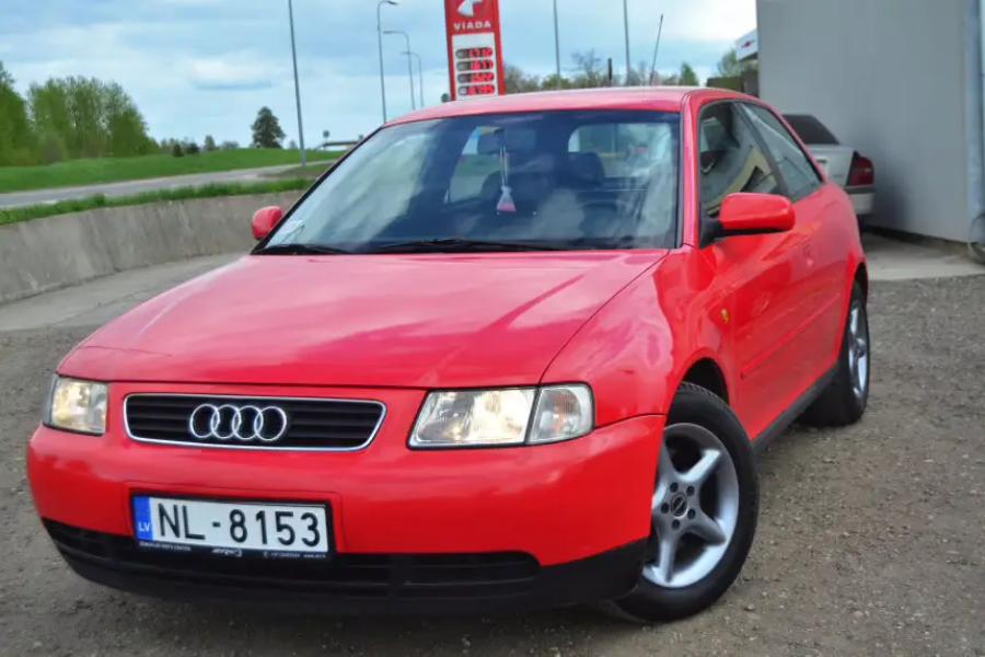 Sarkans Audi A3 1998 Jēkabpils, ar dzinēja tilpumu 1.80 L un nobraukumu 304 tūkst. km par 2100 €, foto 1 vietnē AUTOMOTO.COM.LV