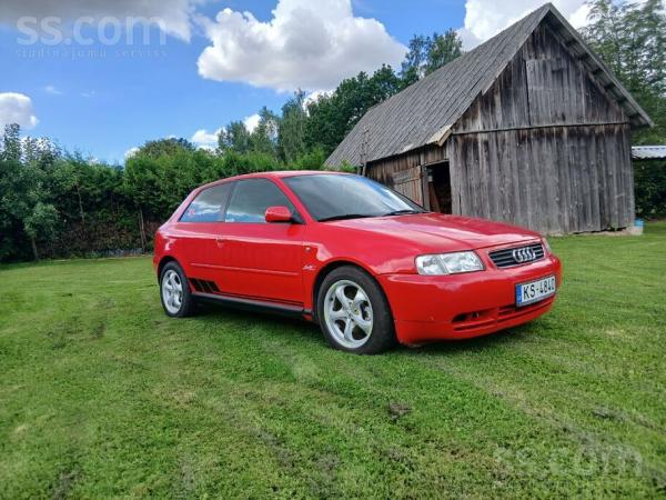 Red Audi A3 1999 in Tukums, with an engine capacity of 1.90 L and mileage of 340 thousand km for 1500 €, photo 1 on AUTOMOTO.COM.LV