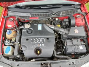 Red Audi A3 1999 in Tukums, with an engine capacity of 1.90 L and mileage of 340 thousand km for 1500 €, photo 6 on AUTOMOTO.COM.LV