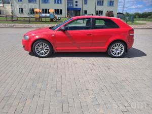 Красный Ауди А3 2004 в Валмиера, объемом двигателя 3.20 л и пробегом 239 тыс. км за 3100 €, фото 4 на AUTOMOTO.COM.LV