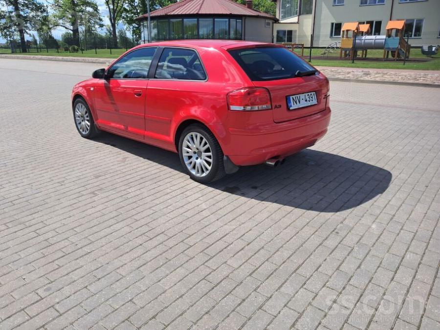 Красный Ауди А3 2004 в Валмиера, объемом двигателя 3.20 л и пробегом 239 тыс. км за 3100 €, фото 5 на AUTOMOTO.COM.LV