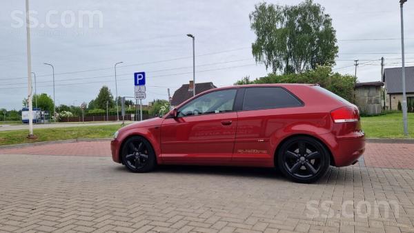 Red Audi A3 2007 in Jelgava, with an engine capacity of 2.00 L and mileage of 236 thousand km for 4450 €, photo 7 on AUTOMOTO.COM.LV