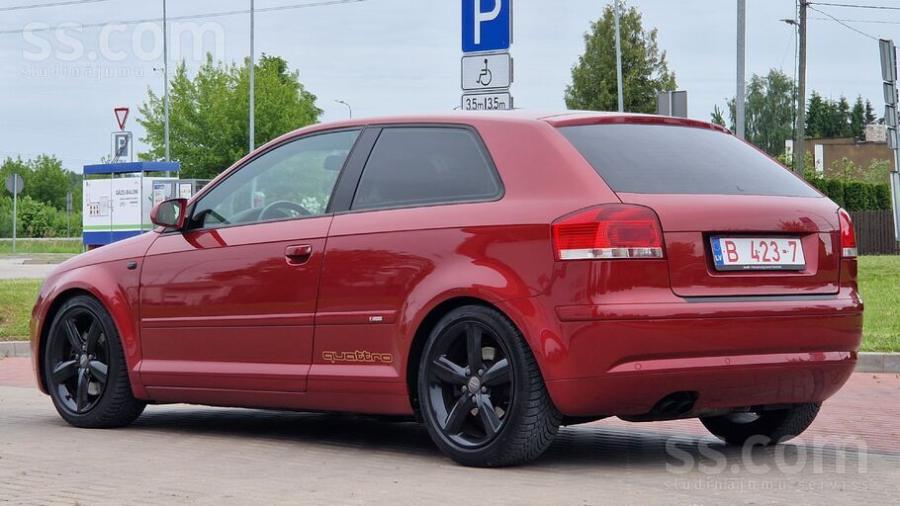 Sarkans Audi A3 2007 Jelgava, ar dzinēja tilpumu 2.00 L un nobraukumu 236 tūkst. km par 4450 €, foto 9 vietnē AUTOMOTO.COM.LV