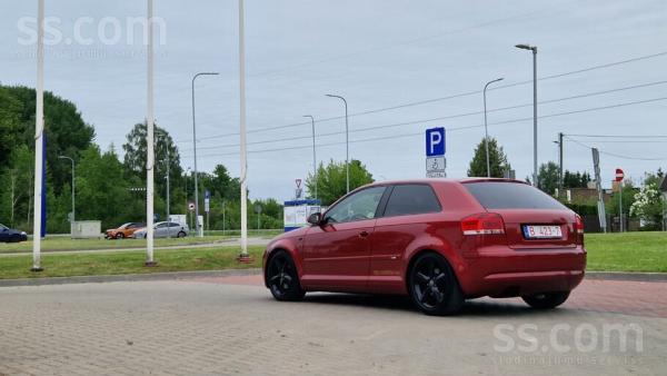Red Audi A3 2007 in Jelgava, with an engine capacity of 2.00 L and mileage of 236 thousand km for 4450 €, photo 9 on AUTOMOTO.COM.LV