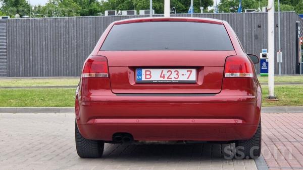 Red Audi A3 2007 in Jelgava, with an engine capacity of 2.00 L and mileage of 236 thousand km for 4450 €, photo 10 on AUTOMOTO.COM.LV