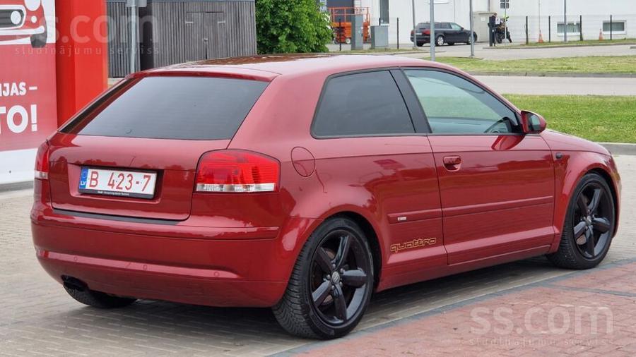 Sarkans Audi A3 2007 Jelgava, ar dzinēja tilpumu 2.00 L un nobraukumu 236 tūkst. km par 4450 €, foto 13 vietnē AUTOMOTO.COM.LV