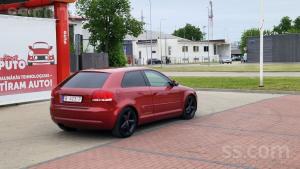 Sarkans Audi A3 2007 Jelgava, ar dzinēja tilpumu 2.00 L un nobraukumu 236 tūkst. km par 4450 €, foto 14 vietnē AUTOMOTO.COM.LV