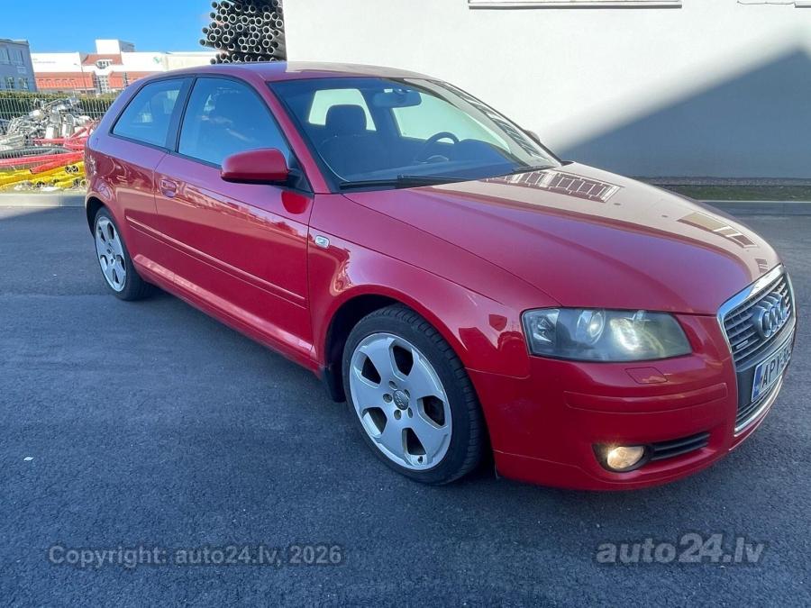 Red Audi A3 2008 in Tallinn, with an engine capacity of 2.00 L and mileage of 350 thousand km for 3500 €, photo 8 on AUTOMOTO.COM.LV