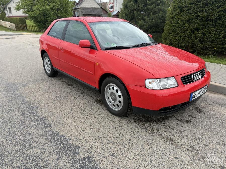 Sarkans Audi A3 1996 Lazdijai, ar dzinēja tilpumu 1.60 L un nobraukumu 144 tūkst. km par 1850 €, foto 3 vietnē AUTOMOTO.COM.LV