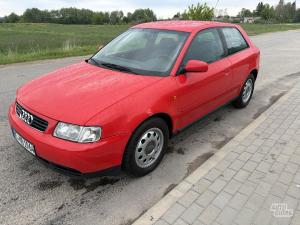 Sarkans Audi A3 1996 Lazdijai, ar dzinēja tilpumu 1.60 L un nobraukumu 144 tūkst. km par 1850 €, foto 4 vietnē AUTOMOTO.COM.LV
