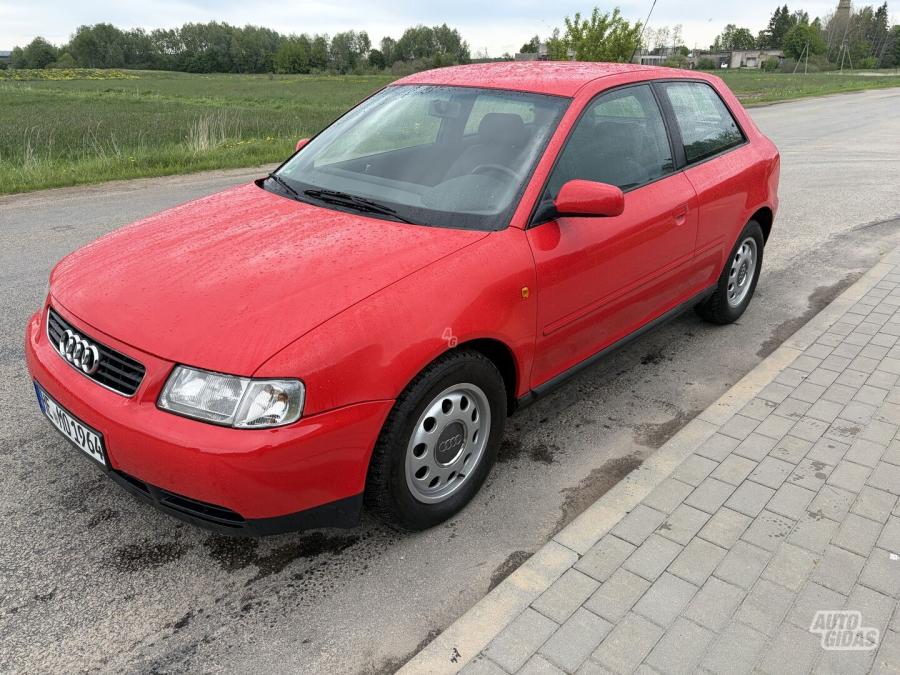 Sarkans Audi A3 1996 Lazdijai, ar dzinēja tilpumu 1.60 L un nobraukumu 144 tūkst. km par 1850 €, foto 4 vietnē AUTOMOTO.COM.LV