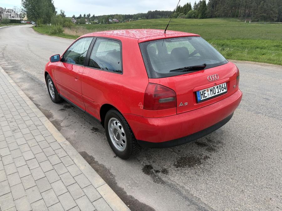Sarkans Audi A3 1996 Lazdijai, ar dzinēja tilpumu 1.60 L un nobraukumu 144 tūkst. km par 1850 €, foto 5 vietnē AUTOMOTO.COM.LV
