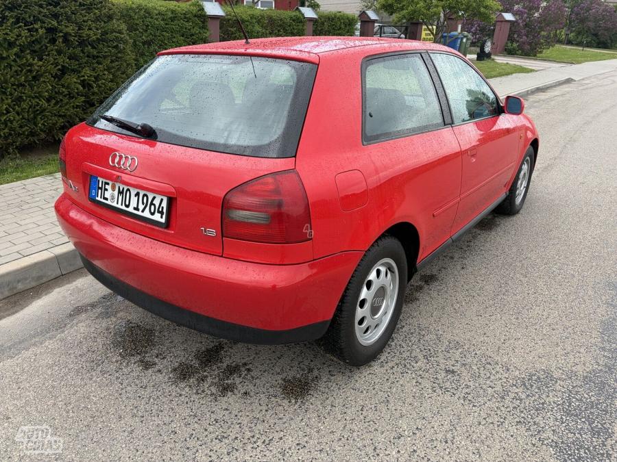 Sarkans Audi A3 1996 Lazdijai, ar dzinēja tilpumu 1.60 L un nobraukumu 144 tūkst. km par 1850 €, foto 6 vietnē AUTOMOTO.COM.LV