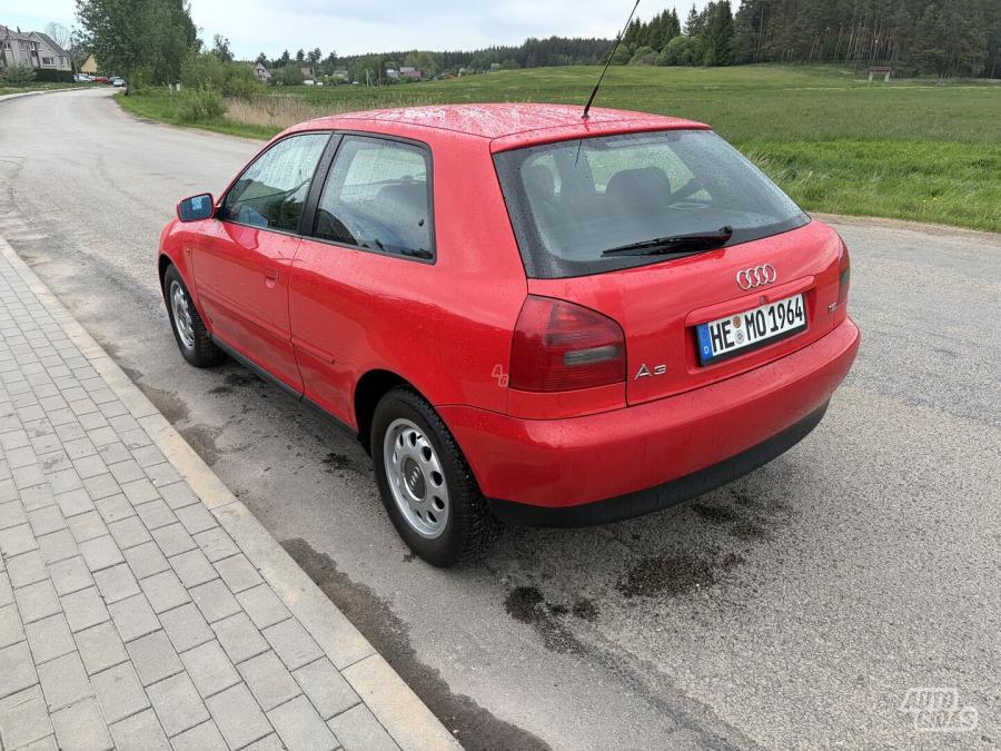 Red Audi A3 1996 in Marijampole, with an engine capacity of 1.60 L and mileage of 144 thousand km for 1700 €, photo 5 on AUTOMOTO.COM.LV