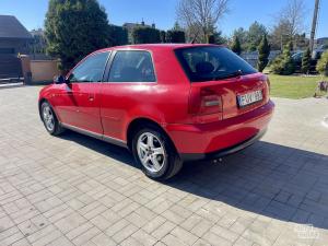 Red Audi A3 1998 in Vilnius, with an engine capacity of 1.60 L and mileage of 316 thousand km for 1500 €, photo 2 on AUTOMOTO.COM.LV