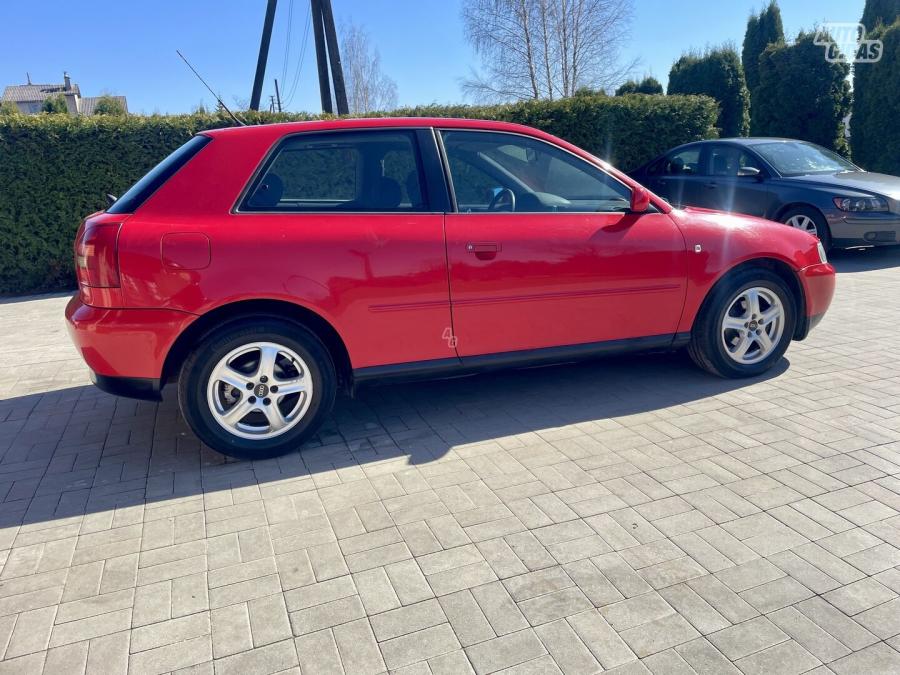 Red Audi A3 1998 in Vilnius, with an engine capacity of 1.60 L and mileage of 316 thousand km for 1500 €, photo 5 on AUTOMOTO.COM.LV