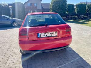 Red Audi A3 1998 in Vilnius, with an engine capacity of 1.60 L and mileage of 316 thousand km for 1500 €, photo 9 on AUTOMOTO.COM.LV