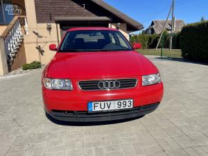 Red Audi A3 1998 in Vilnius, with an engine capacity of 1.60 L and mileage of 316 thousand km for 1500 €, photo 10 on AUTOMOTO.COM.LV