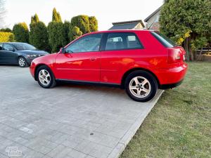 Red Audi A3 1998 in Vilnius, with an engine capacity of 1.60 L and mileage of 316 thousand km for 1500 €, photo 7 on AUTOMOTO.COM.LV