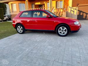 Red Audi A3 1998 in Vilnius, with an engine capacity of 1.60 L and mileage of 316 thousand km for 1500 €, photo 9 on AUTOMOTO.COM.LV