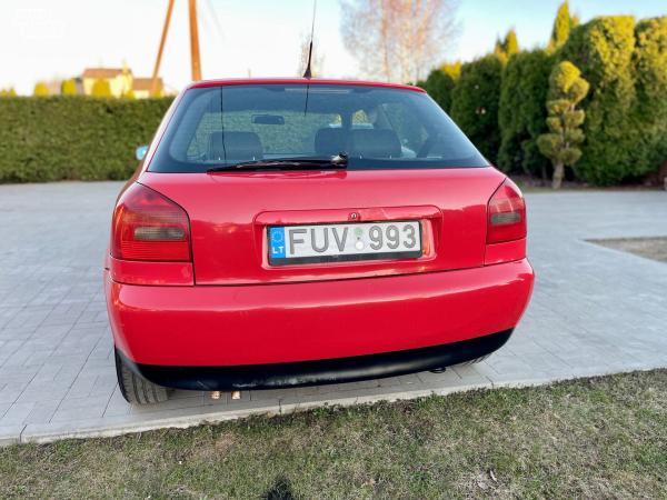 Red Audi A3 1998 in Vilnius, with an engine capacity of 1.60 L and mileage of 316 thousand km for 1500 €, photo 10 on AUTOMOTO.COM.LV
