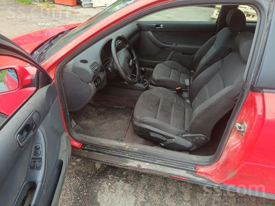 Sarkans Audi A3 1998 Rīga, ar dzinēja tilpumu 1.90 L un nobraukumu 373 tūkst. km par 850 €, foto 6 vietnē AUTOMOTO.COM.LV