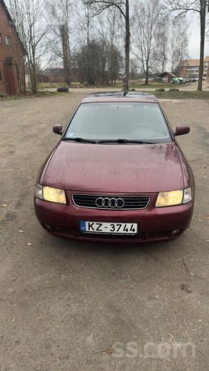 Red Audi A3 1999 in Ogre, with an engine capacity of 1.90 L and mileage of 330 thousand km for 690 €, photo 1 on AUTOMOTO.COM.LV