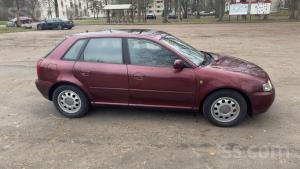 Red Audi A3 1999 in Ogre, with an engine capacity of 1.90 L and mileage of 330 thousand km for 690 €, photo 3 on AUTOMOTO.COM.LV