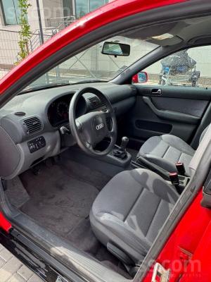 Red Audi A3 1999 in Riga, with an engine capacity of 1.80 L and mileage of 0 thousand km for 2600 €, photo 6 on AUTOMOTO.COM.LV