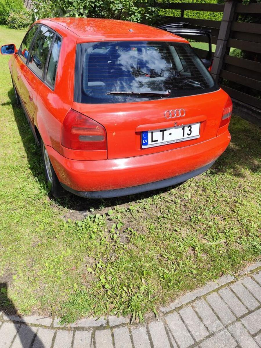 Red Audi A3 1999 in Riga, with an engine capacity of 1.80 L and mileage of 303 thousand km for 950 €, photo 6 on AUTOMOTO.COM.LV