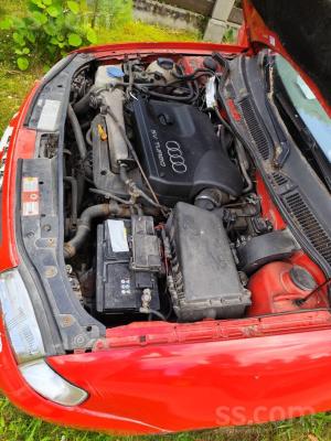 Red Audi A3 1999 in Riga, with an engine capacity of 1.80 L and mileage of 303 thousand km for 950 €, photo 10 on AUTOMOTO.COM.LV