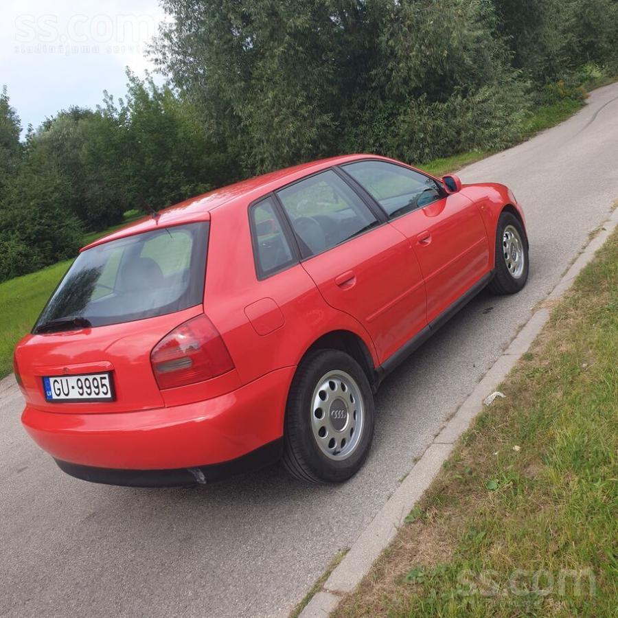 Sarkans Audi A3 1999 Rīga, ar dzinēja tilpumu 1.80 L un nobraukumu 322 tūkst. km par 2500 €, foto 5 vietnē AUTOMOTO.COM.LV