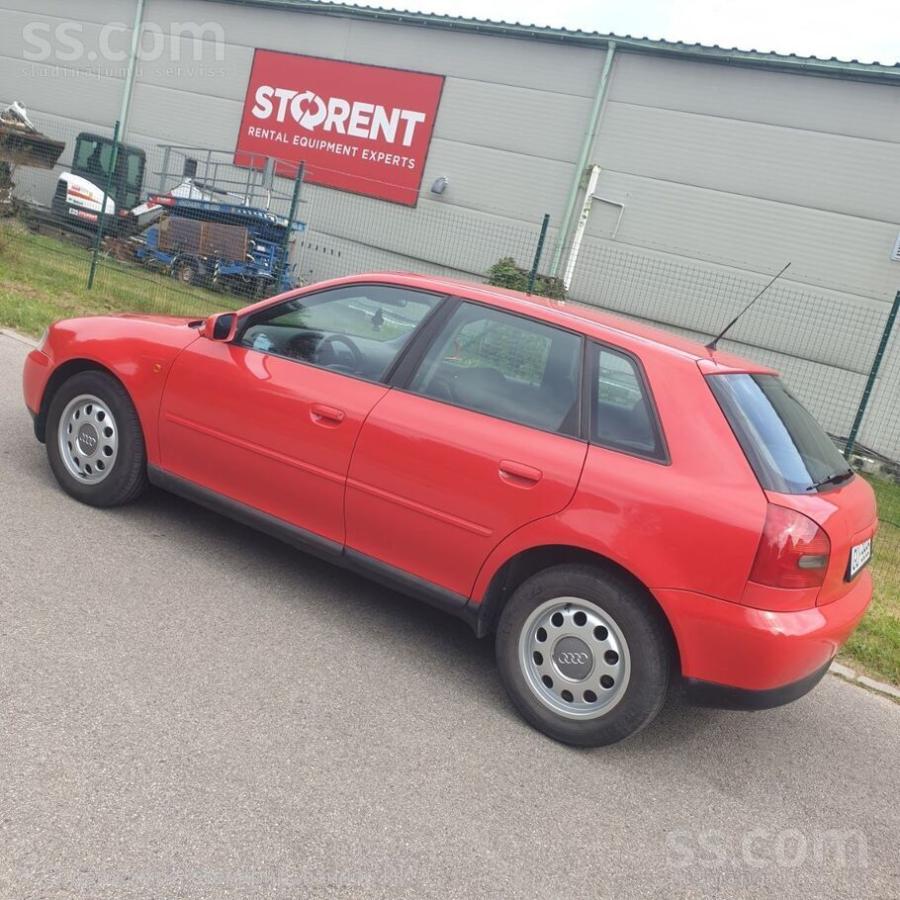 Sarkans Audi A3 1999 Rīga, ar dzinēja tilpumu 1.80 L un nobraukumu 322 tūkst. km par 2500 €, foto 6 vietnē AUTOMOTO.COM.LV