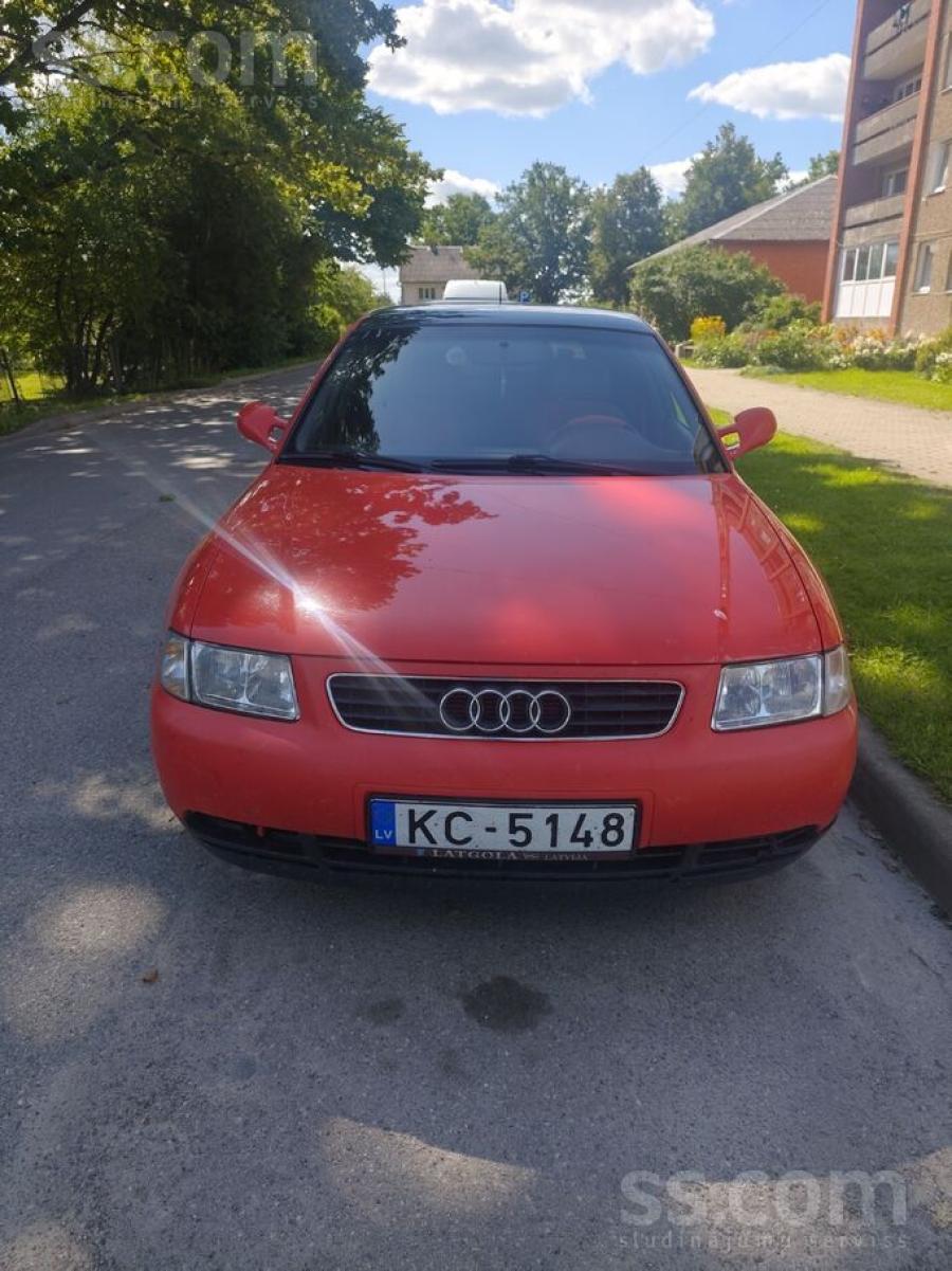 Red Audi A3 2000 in Balvi, with an engine capacity of 1.90 L and mileage of 440 thousand km for 1360 €, photo 3 on AUTOMOTO.COM.LV