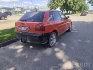 Red Audi A3 2000 in Balvi, with an engine capacity of 1.90 L and mileage of 440 thousand km for 1360 €, photo 6 on AUTOMOTO.COM.LV