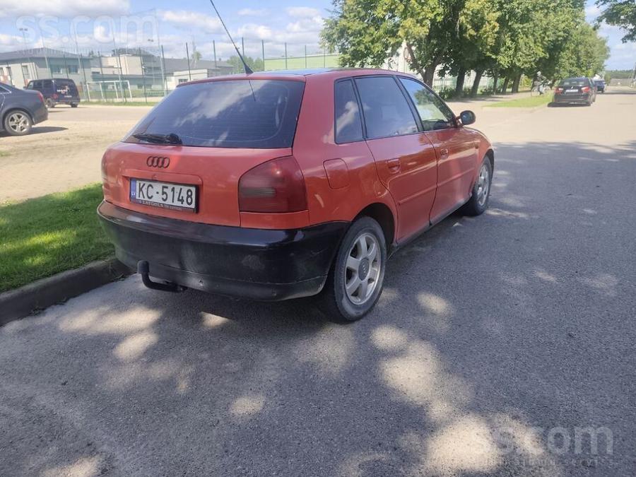 Red Audi A3 2000 in Balvi, with an engine capacity of 1.90 L and mileage of 440 thousand km for 1360 €, photo 6 on AUTOMOTO.COM.LV