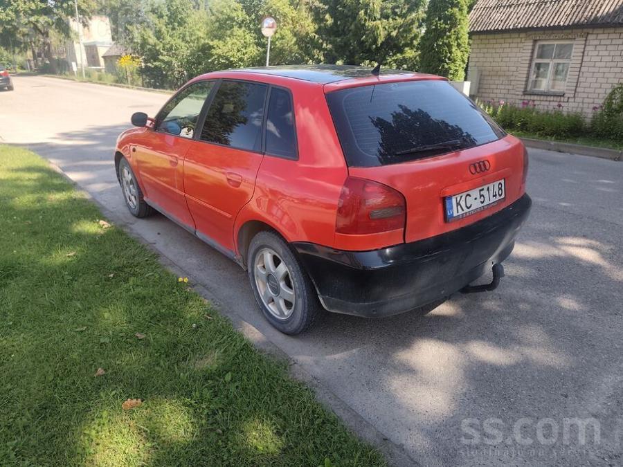Red Audi A3 2000 in Balvi, with an engine capacity of 1.90 L and mileage of 440 thousand km for 1360 €, photo 7 on AUTOMOTO.COM.LV