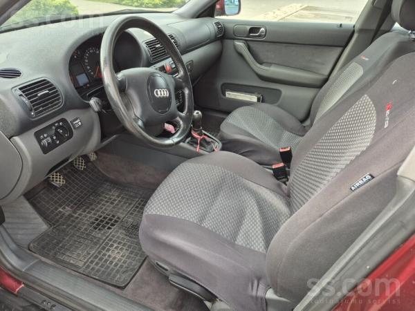 Red Audi A3 2000 in Jelgava, with an engine capacity of 1.60 L and mileage of 267 thousand km for 950 €, photo 5 on AUTOMOTO.COM.LV
