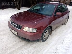 Sarkans Audi A3 2001 Ogre, ar dzinēja tilpumu 1.60 L un nobraukumu 249 tūkst. km par 1550 €, foto  vietnē AUTOMOTO.COM.LV