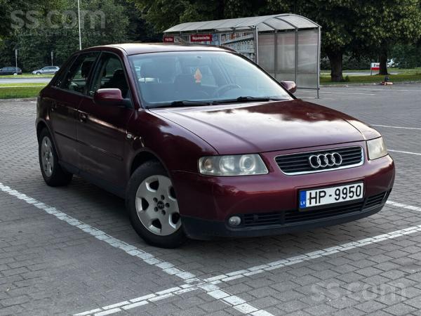 Sarkans Audi A3 2001 Rīga, ar dzinēja tilpumu 1.60 L un nobraukumu 291 tūkst. km par 1550 €, foto 3 vietnē AUTOMOTO.COM.LV