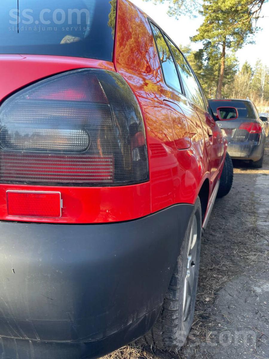 Red Audi A3 2002 in Riga, with an engine capacity of 1.60 L and mileage of 285 thousand km for 1200 €, photo 12 on AUTOMOTO.COM.LV