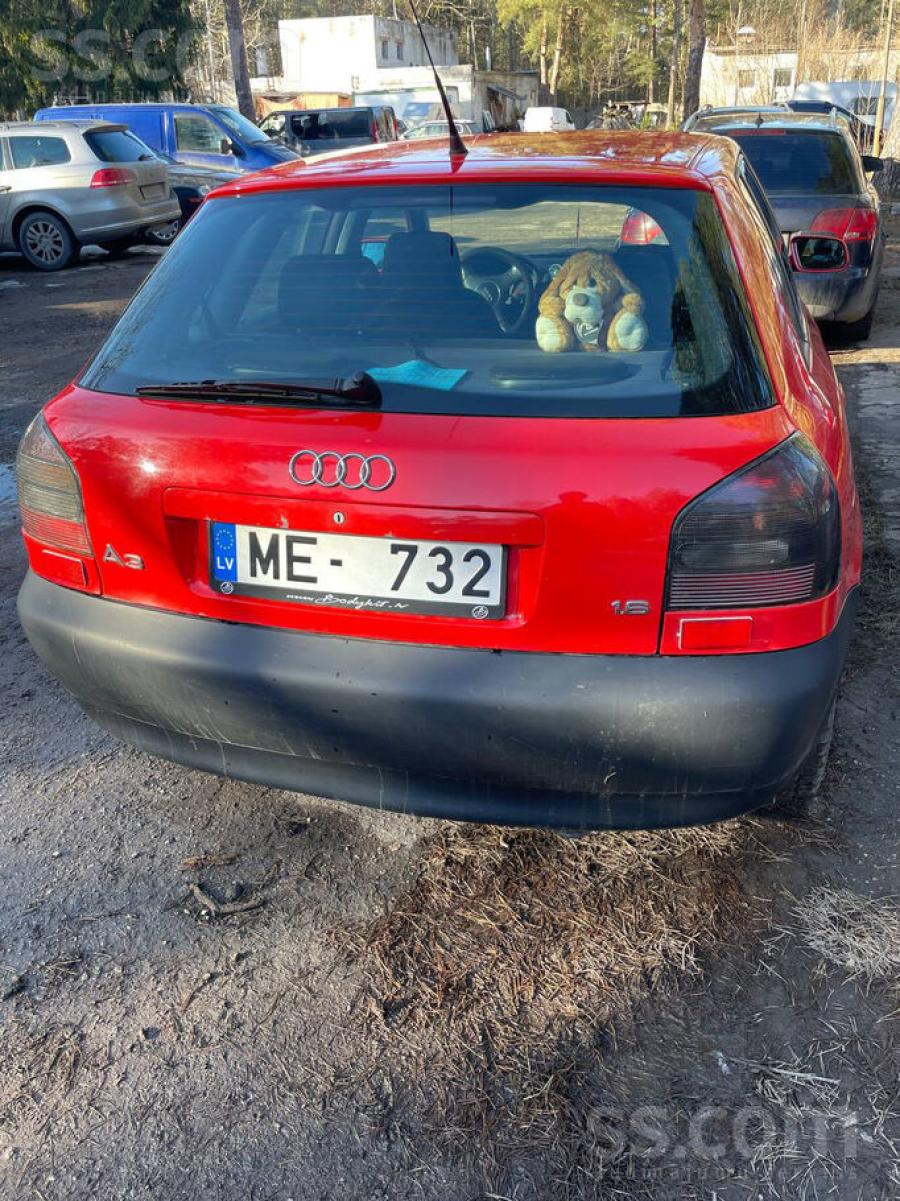 Red Audi A3 2002 in Riga, with an engine capacity of 1.60 L and mileage of 285 thousand km for 1200 €, photo 17 on AUTOMOTO.COM.LV